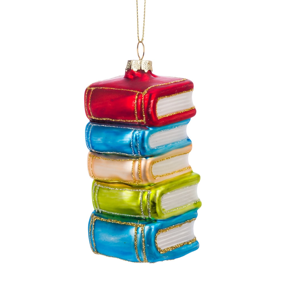 Set of 12 Stack of Books Ornament - Walmart.com