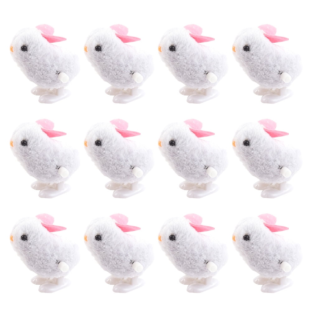 12pcs Wind Up Rabbit Toys Bunny Wind-Up Jumping Toys Easter Basket ...