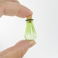 2ML Mini Glass Color Bottles Water Drop Vase Small Jars Vials Mini Cute ...