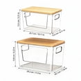 3 Pack Trash Bag Holder With Lid Stackable Trashbag Dispenser Extra ...