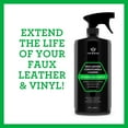 TriNova Leatherette Vinyl & Faux Leather Cleaner Conditioner, 18 fl oz ...
