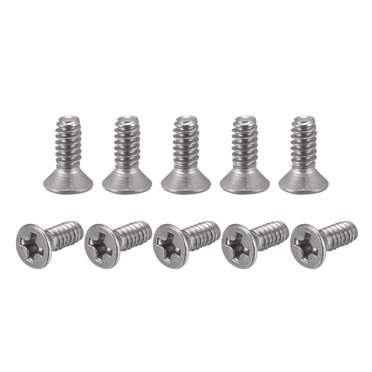 Uxcell #4 x 3/8" 304 Stainless Steel Phillips Head Self Tapping Screws 100 Pack - Walmart.com