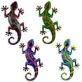 Fasiaou Gecko Iron Wall Art Decor 1 Pack 28*16cm - Indoor & Outdoor ...