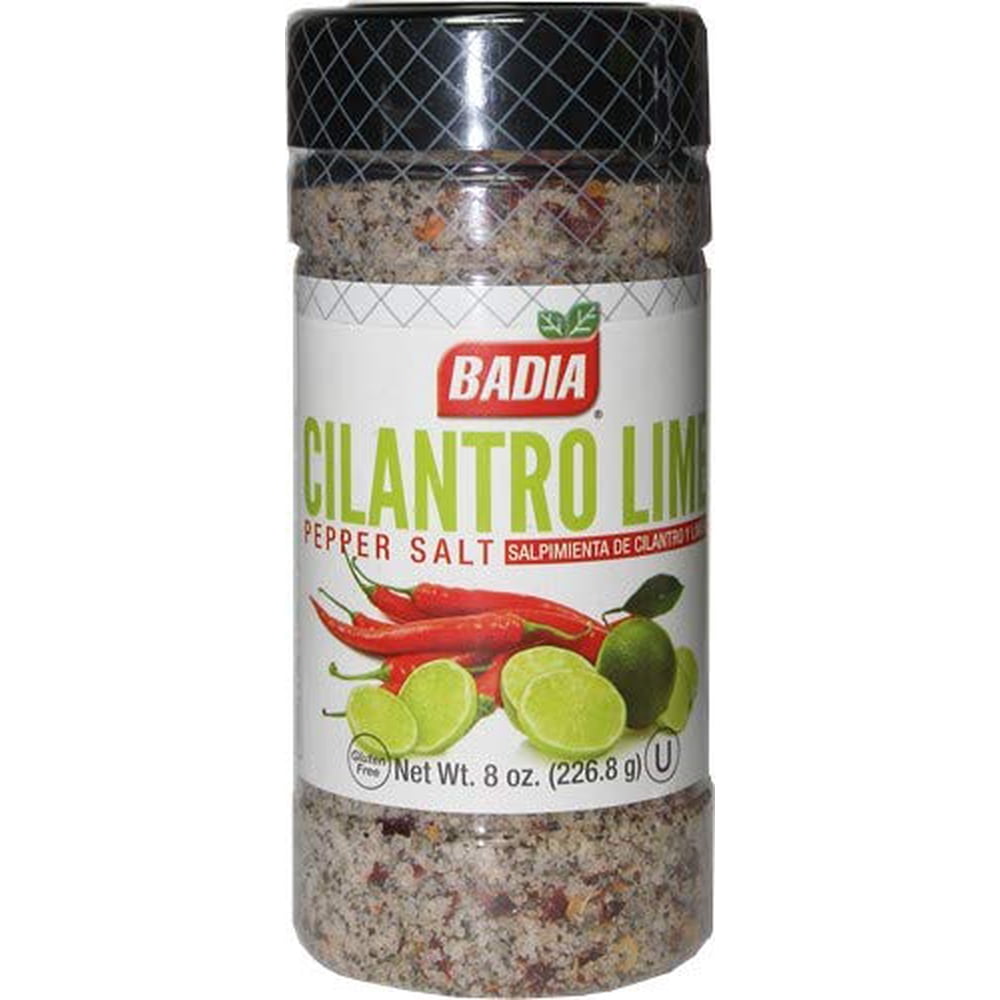 Badia Cilantro Lime Pepper Salt 8 oz - Walmart.com - Walmart.com