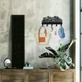 1 Set Iron Wall Mounted Hook Hangers Decorative Organizer Rack with ...
