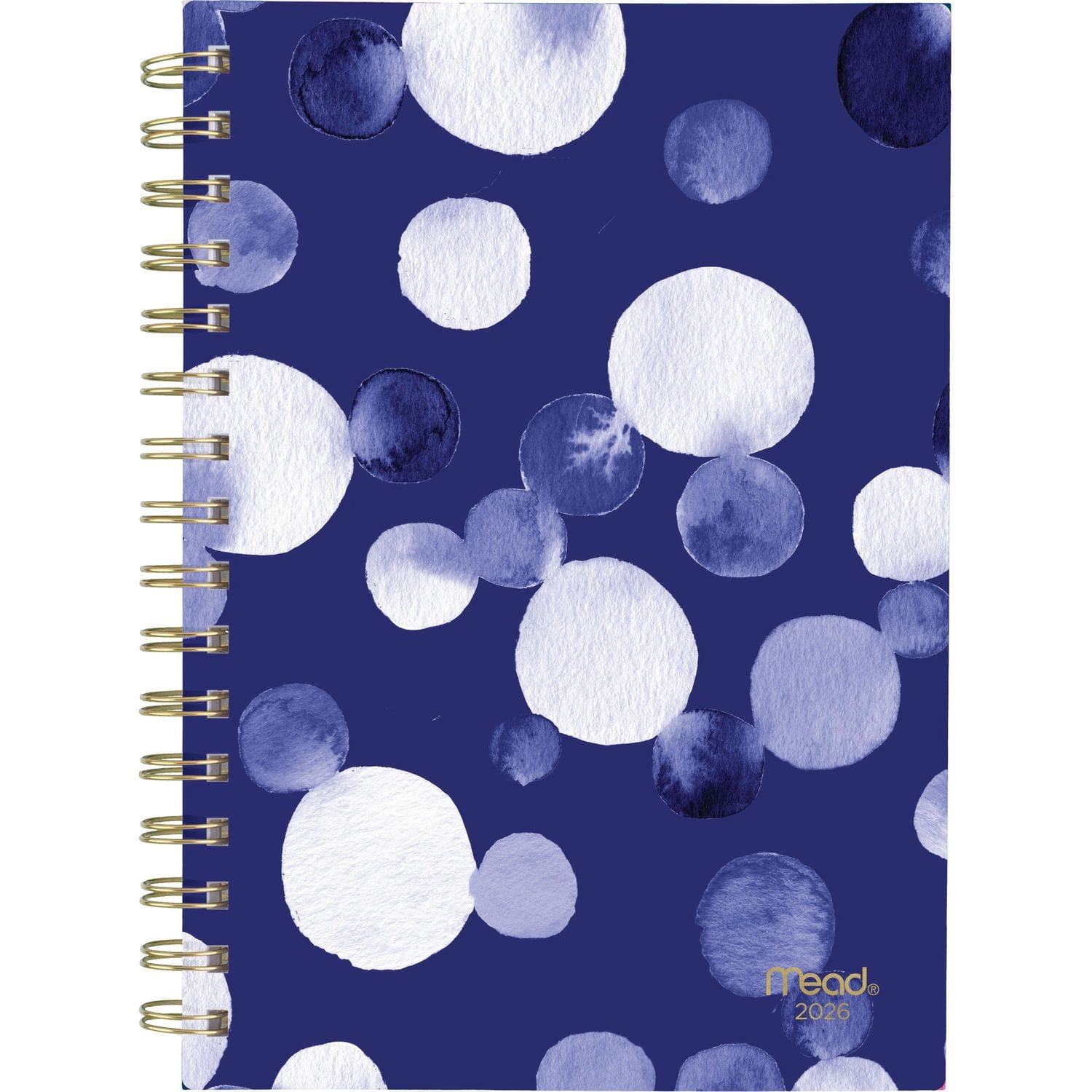 Click here for 2026 Mead Watercolour Dots Small Weekly Planner 5-... prices