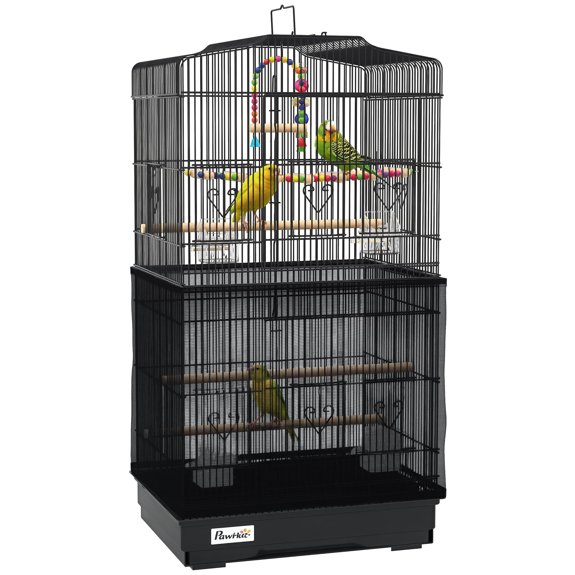 Click here for Pawhut 36 Bird Cage With Accessories  Handle  Mesh... prices