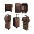 Free Shipping! AmeriLeather 8002-6 Ostrich Print Leather Traveler Set ...