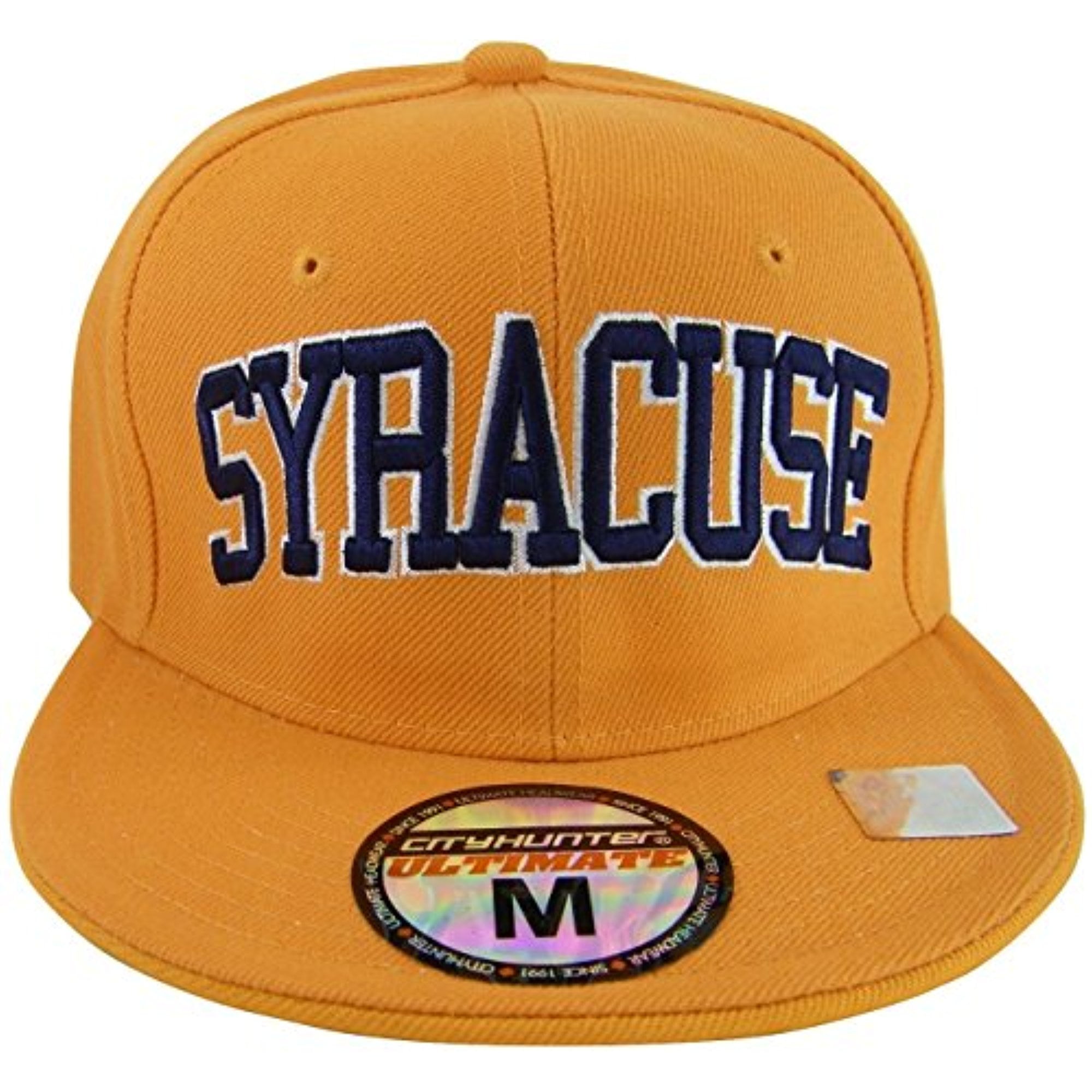 Syracuse Men's Fitted Baseball Cap Orange/Navy (Medium) - Walmart.com