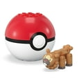 MEGA Pokemon Bidoof Building Toy Kit, Poseable Action Figure with Poke ...