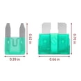420Pcs Car Truck Mini Low Profile Fuse Micro Blade Fuse Set Kit for ...