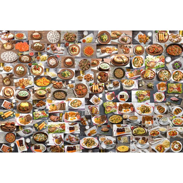 Hungry? Food Puzzle | 1000 Piece Jigsaw Puzzle | Family Game Night ...