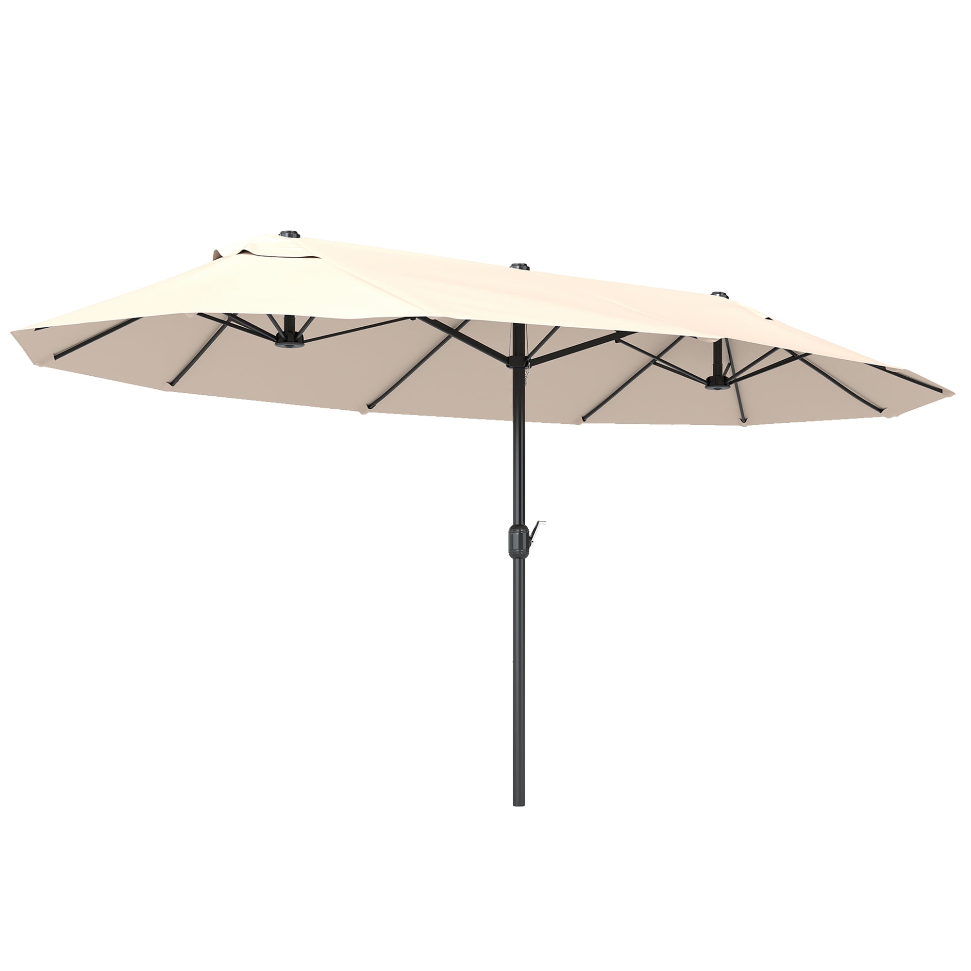 Click here for Outsunny 15ft Double-Sided Patio Umbrella With Twi... prices