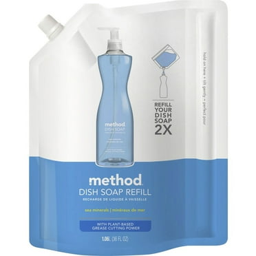 Method Gel Dish Soap, Lemon Mint, Ultra Grease-Fighting, 18 Ounce ...