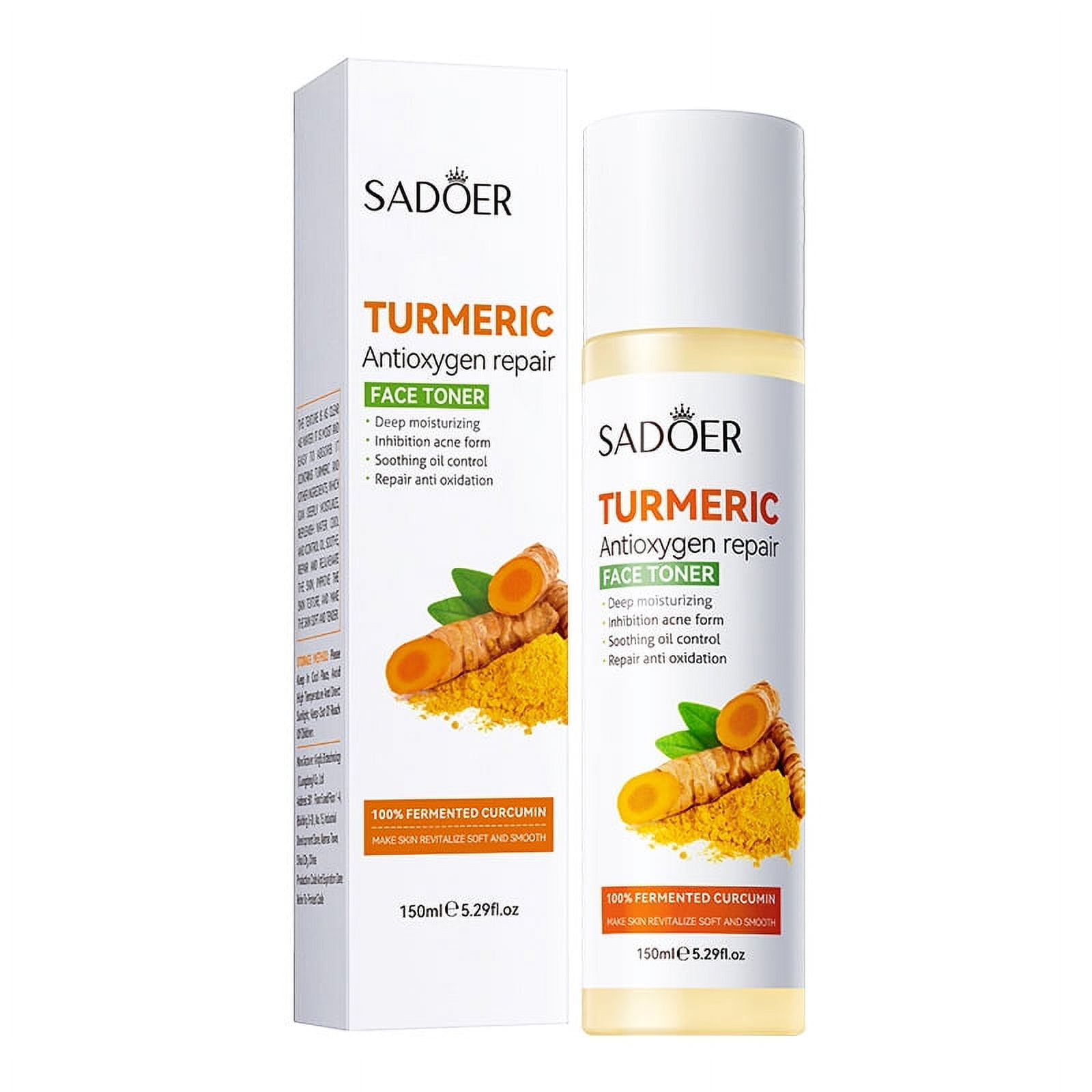 Crema hidratante natural de cúrcuma para el rostro Crema facial de ...