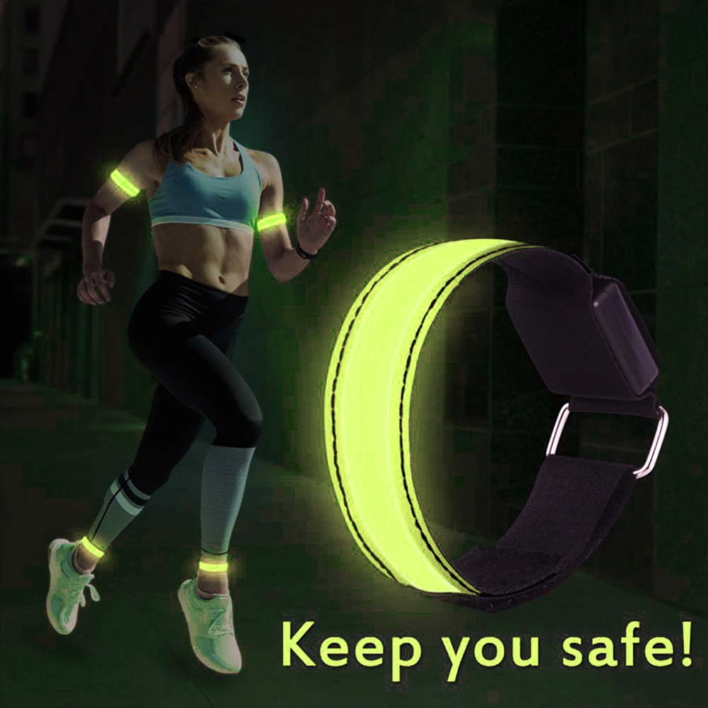 Click here for Estink 1pc Luminous Arm Bands Usb Reflective Band... prices