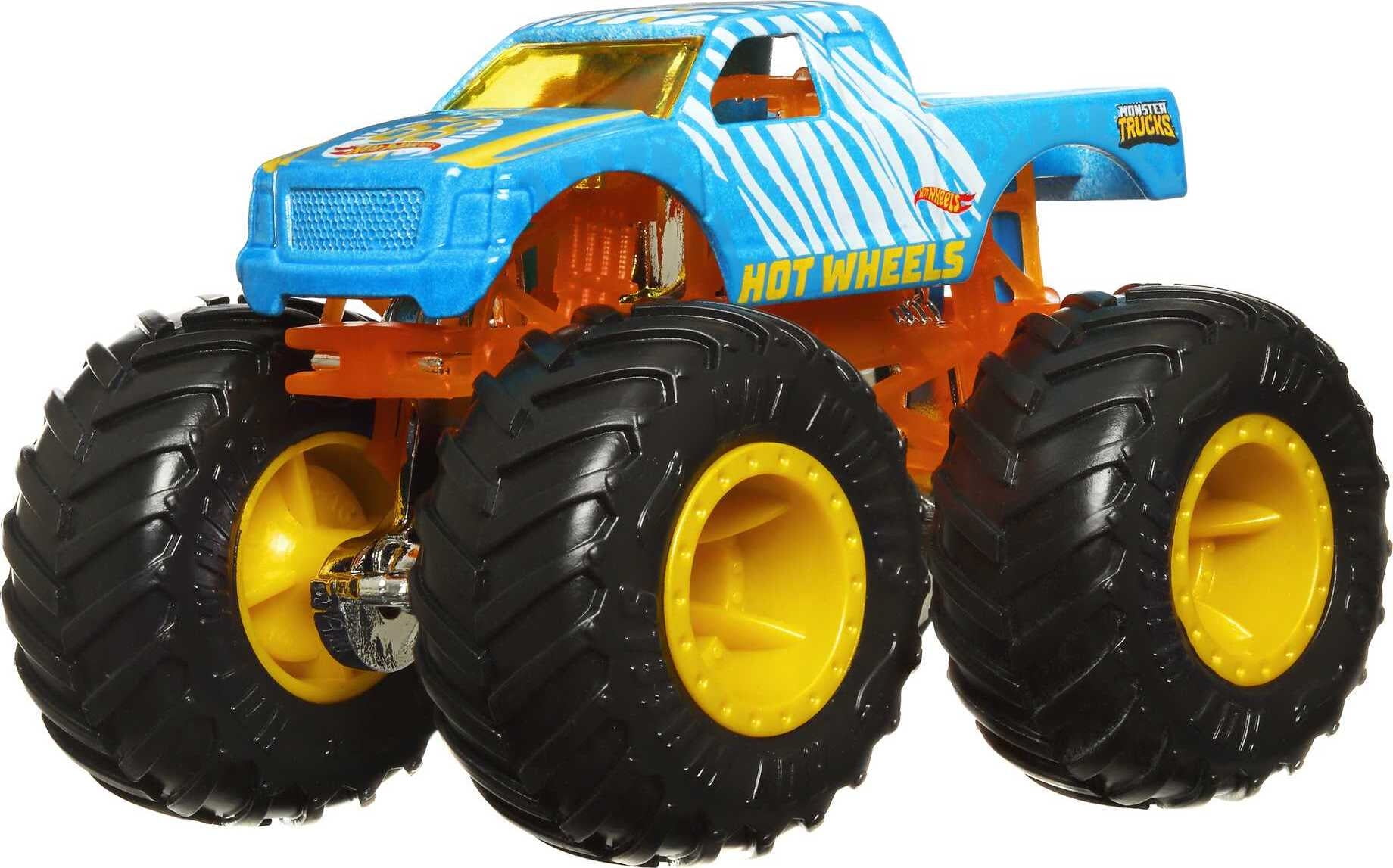 Hot Wheels Monster Trucks Color Shifters The 909 1:64 Scale Toy Truck ...