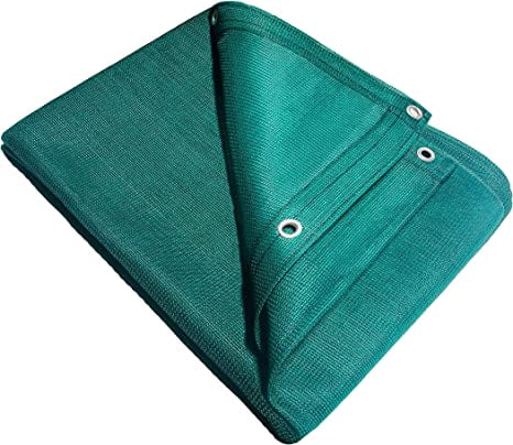 Dark Green Shade Net Shade Tarp Construction Fence Dust and Wind Tarp ...
