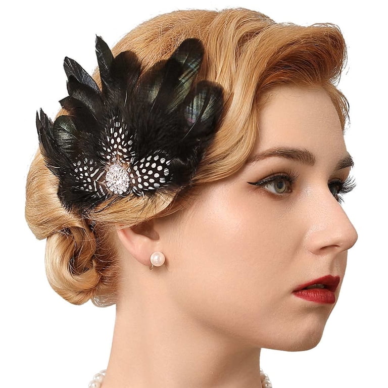 1920s Flapper Hairstyles With Headbands