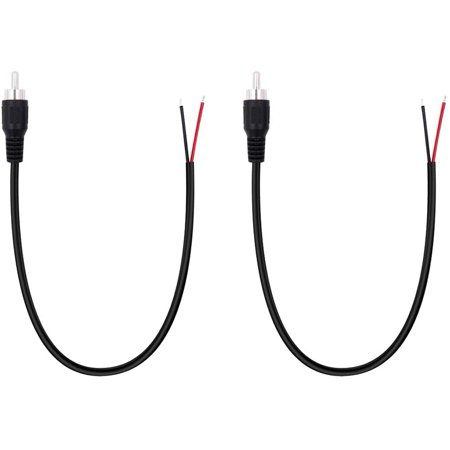MSYMY (2-Pack) Speaker Wire RCA Male Plug Jack Connector Adapter to ...