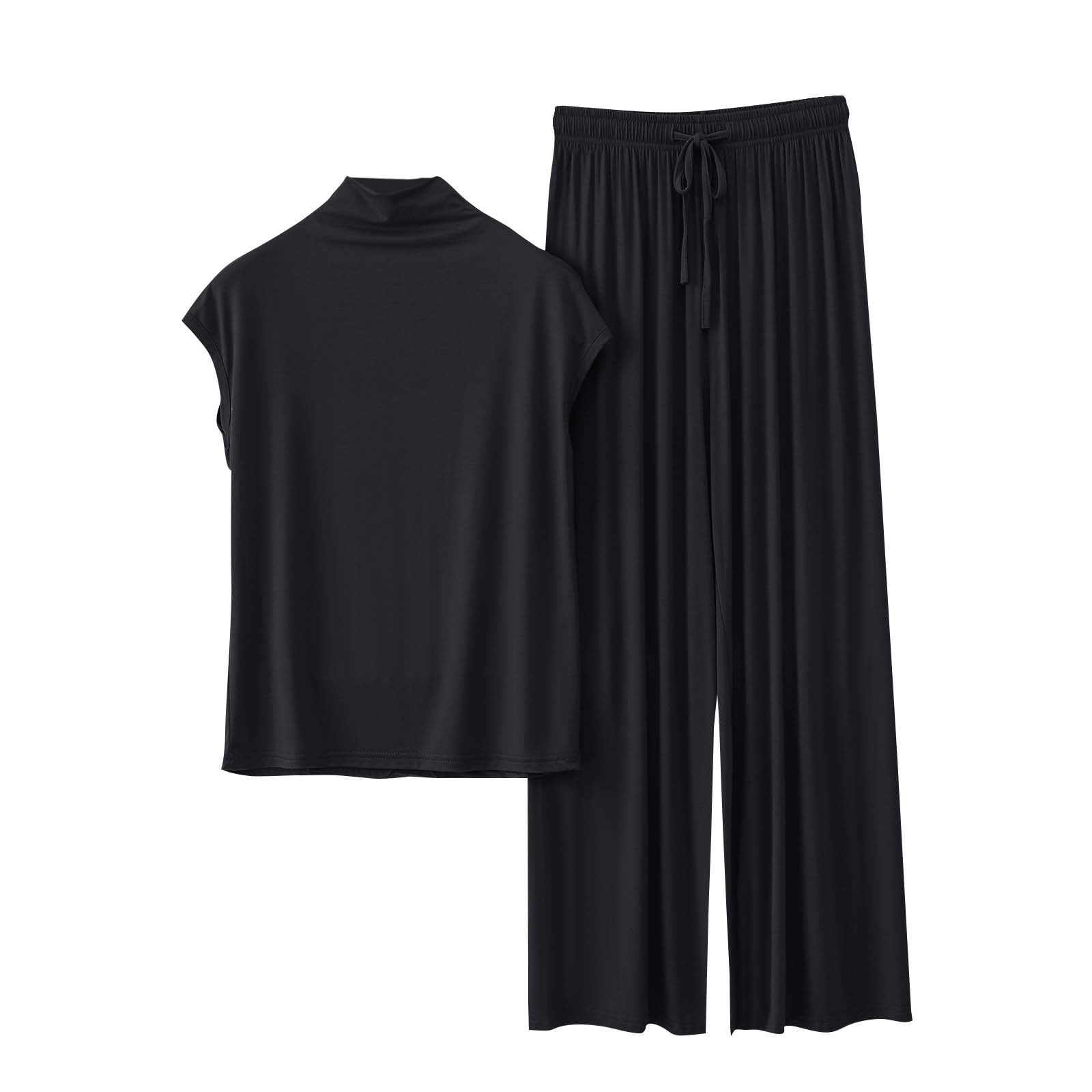 Click here for Yoeyez Lounge Sets For Women Modal Short Sleeve Pa... prices