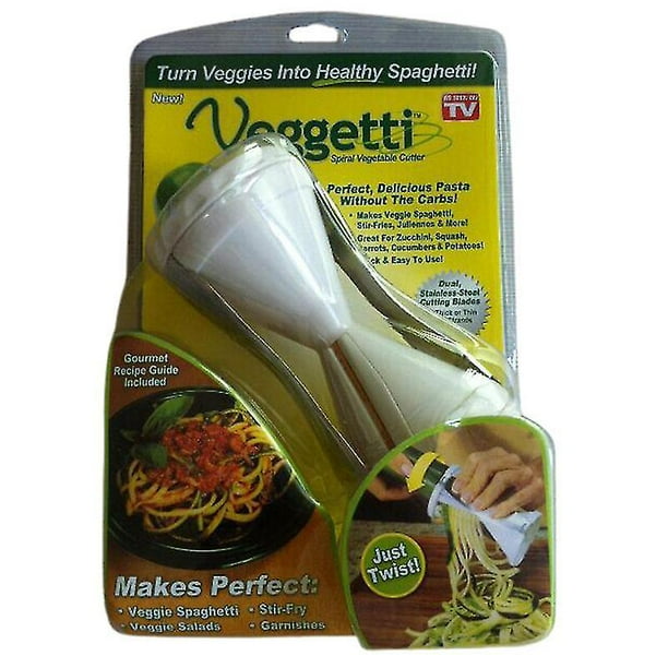 Veggetti spiral vegetable slicer makes veggie pasta multifunctional ...