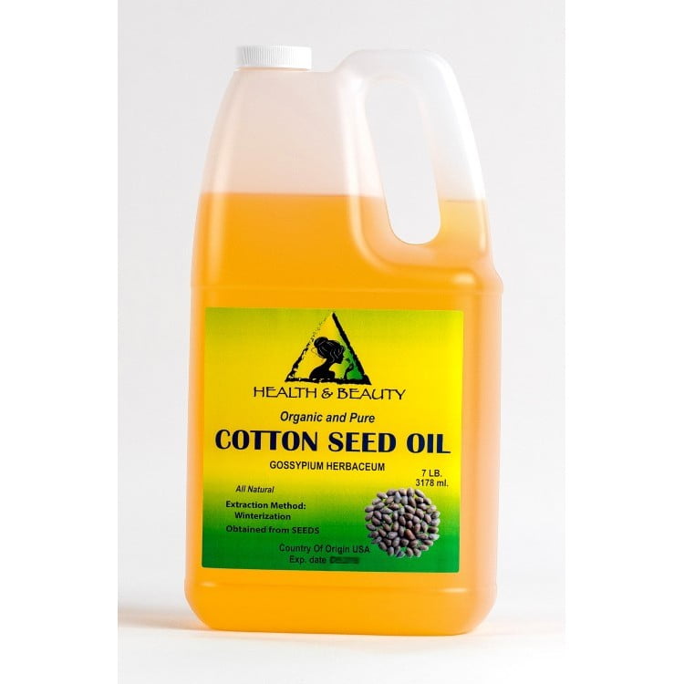 COTTON SEED OIL ORGANIC CARRIER COLD PRESSED WINTERIZED NATURAL PURE 7 ...