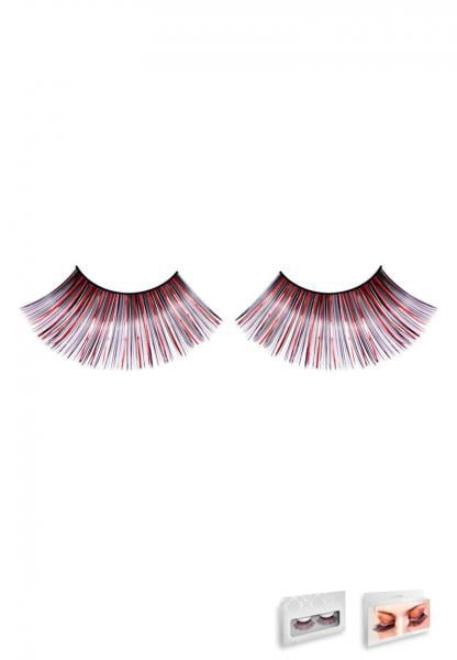 Black Red Feather Eyelashes Style 552 - Walmart.com