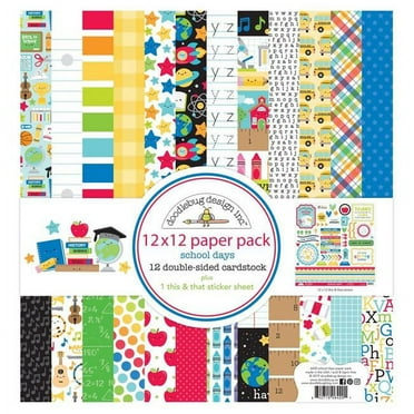Doodlebug Double-Sided Paper Pack 12"X12" 11/Pkg-Down On The Farm ...
