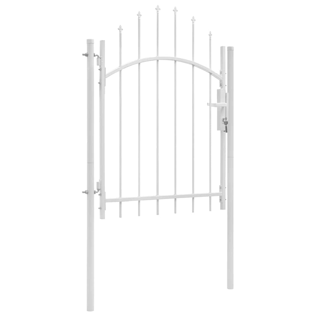 Click here for Vidaxl Garden Gate Steel 1x2 M White 39.4 X 39.4 X... prices