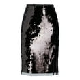 Scoop Women's Paillette Sequin Midi Skirt XS-4X, Chiffon, Glamorous ...