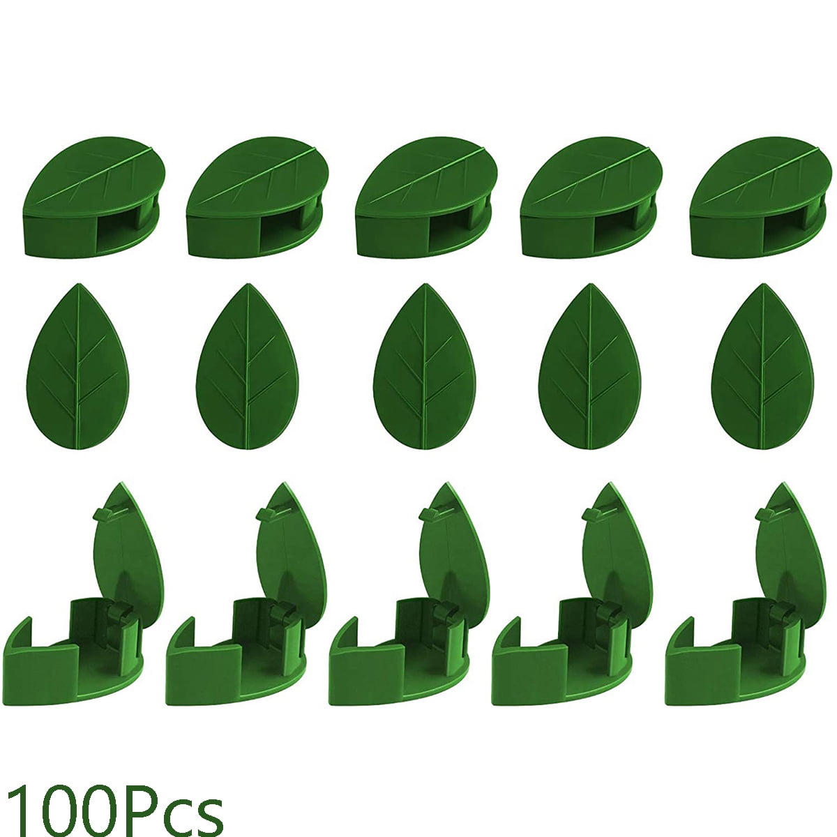 Garden 50/100Pcs Wire Fixing Invisible Supporting Holder Vines Traction ...