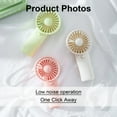 3V 3A Operated Powerful Handheld Fan Portable Small Lightweight Makeup ...
