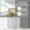 PowerSellerUSA 1" Slats Cordless Window Blinds, 64L x 23W Inches Solid ...