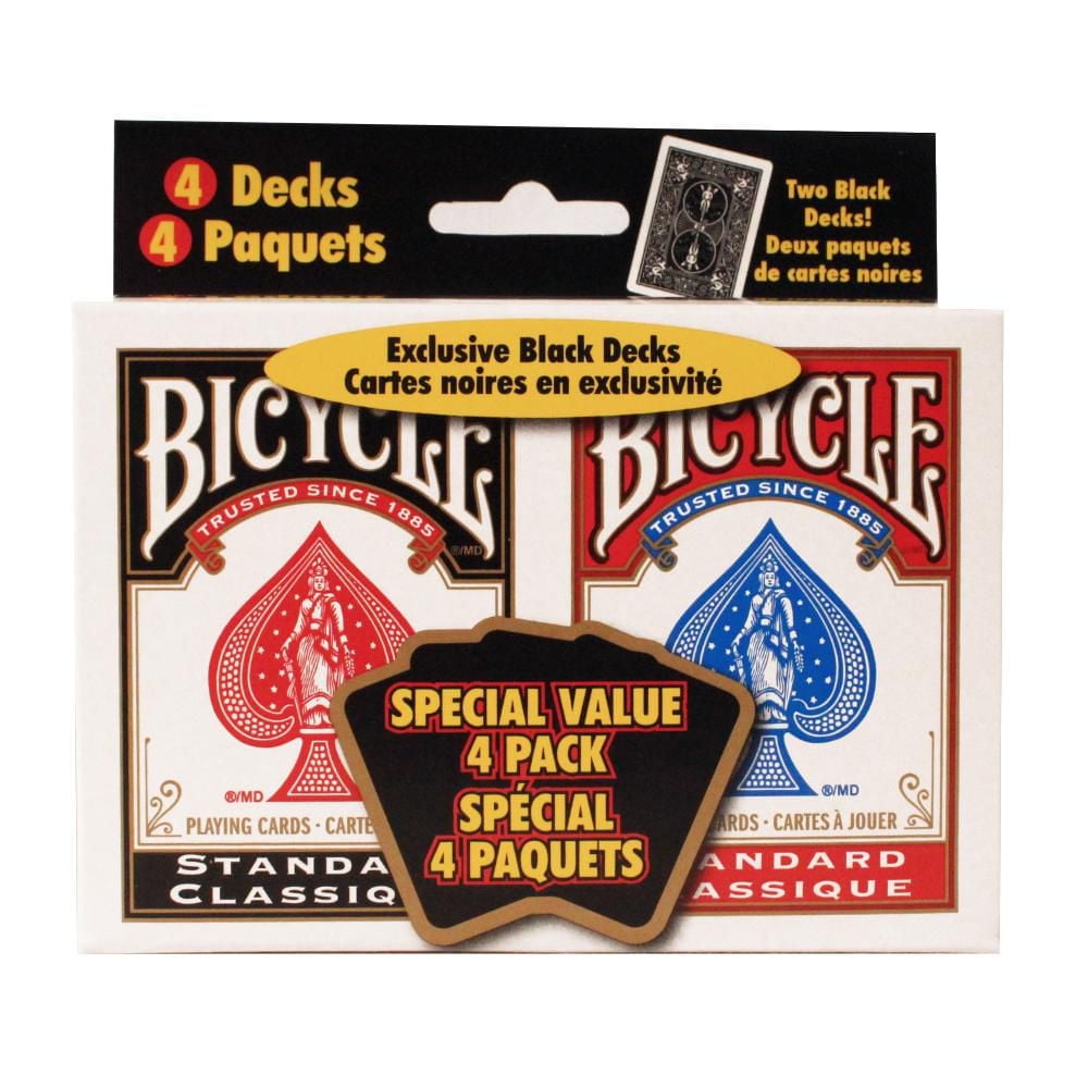Click here for Bicycle 4-Pack Playing Cards prices