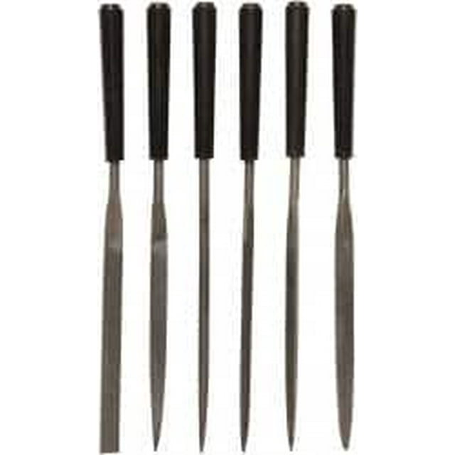 Stanley 22-316 6 Pc 4" Smooth Cut Needle Pattern File Set - Walmart.com