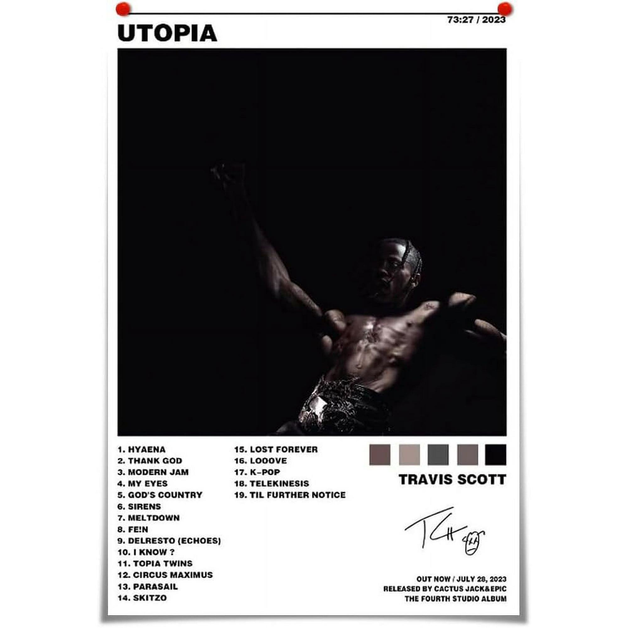 Click here for Pphaosho Utopia Travis Scott Limited Poster Framel... prices