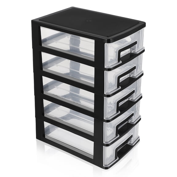 Plastic Storage Box, Multifunctional Five-layer Storage Cabinet Plastic ...