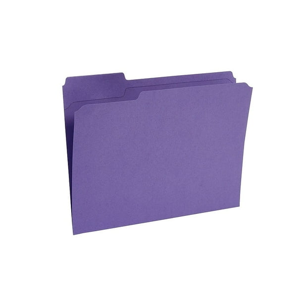 Staples File Folders Reinforced 3 Tab Letter Size Purple 100 Box staples-file-folders-reinforced-3-tab-letter-size-purple-100-box