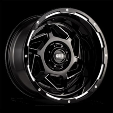 Grid Off-Road GD08 Custom Wheel for 20x10 inch Metallic Dust w/ Matte ...