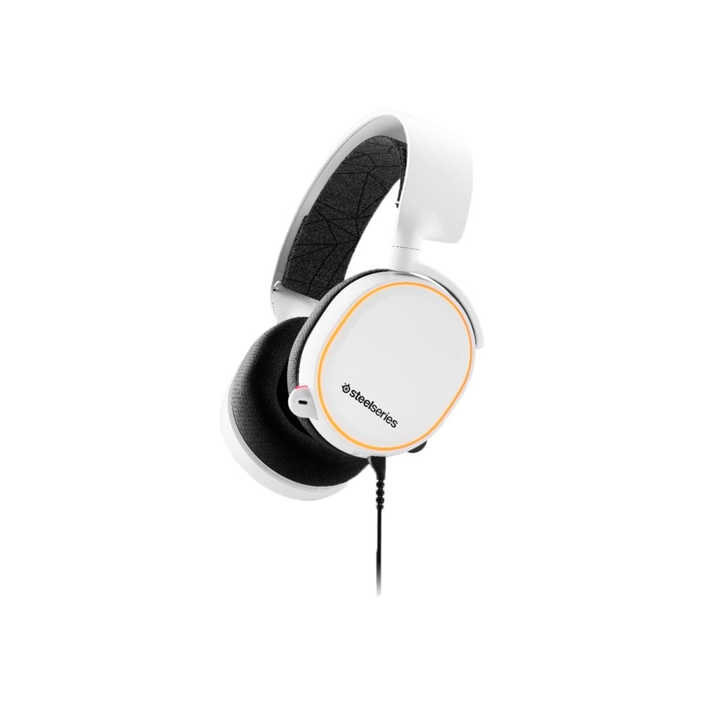 SteelSeries Arctis 5 Surround Sound Rgb Gaming Headset (2019), White ...