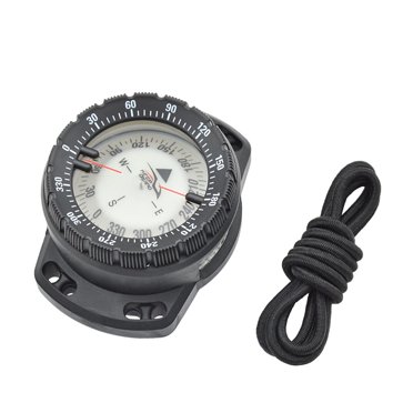 Scuba Choice Diving Dive Compass with Retractor stretched to 31.5 ...