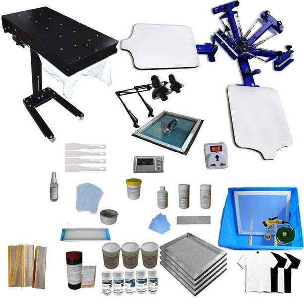 Techtongda Screen Printing Machine 2 Station 4 Color Screen Printing ...