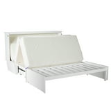 Madison Murphy Bed Chest with Charging Station & Coolsoft Mattress in ...