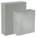 Hoffman ASE24X24X6 Pull Box, Screw Cover with Knockouts, Steel, 24" x ...