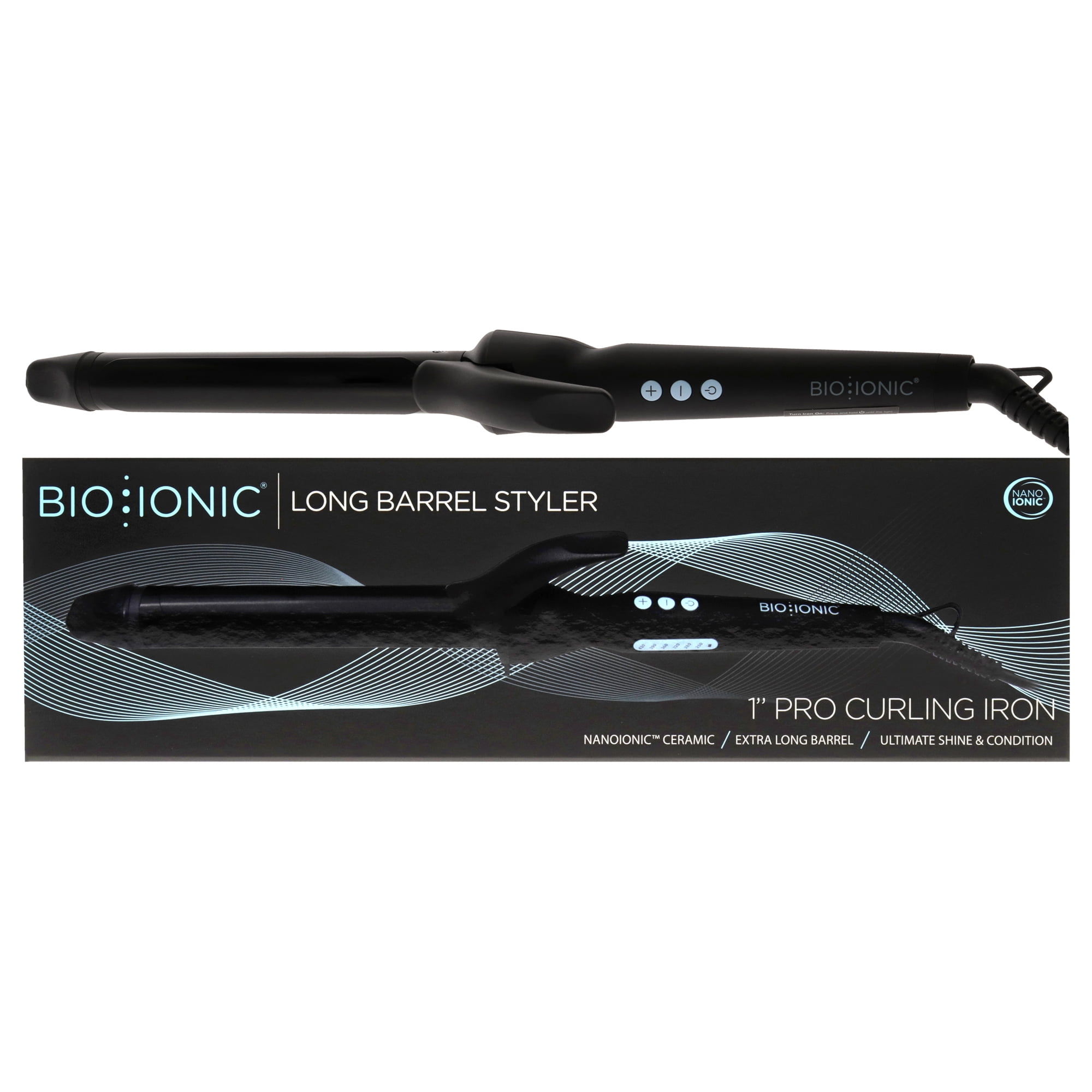 Long Barrel Styler de Bio Ionic para mujeres - Rizador de 1 pulgada | Walmart en línea