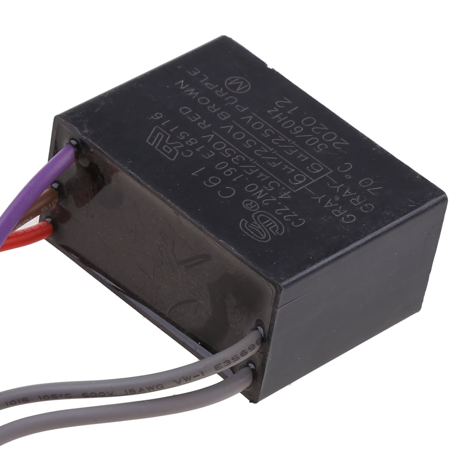 5 Wire Ceiling Fan Capacitor C61 | Shelly Lighting