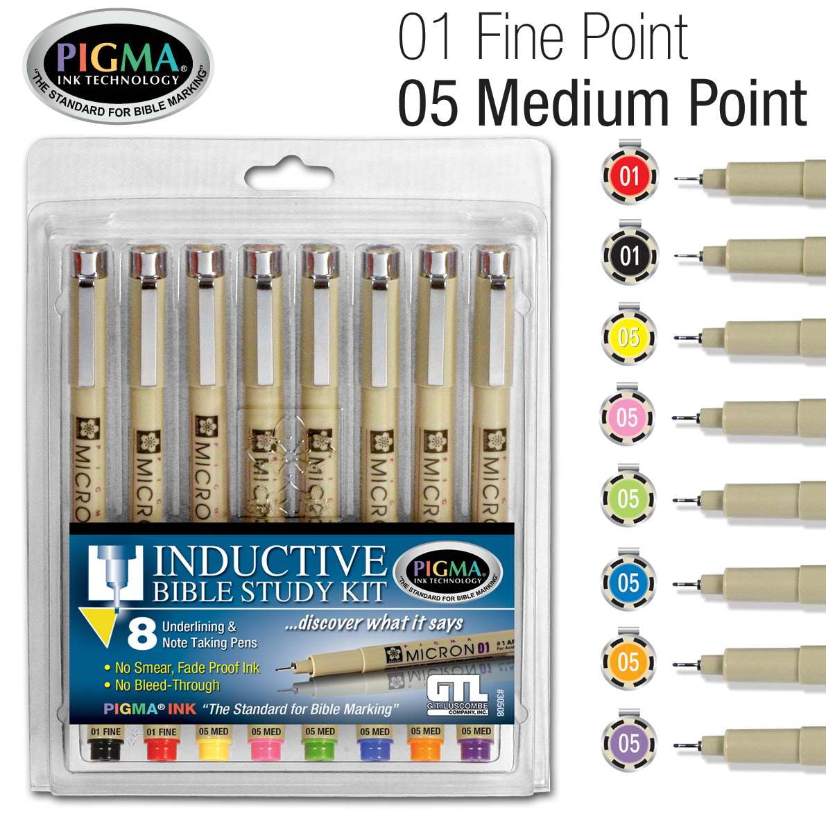 Micron Inductive Bible Study Kit (8 Piece) - Walmart.com