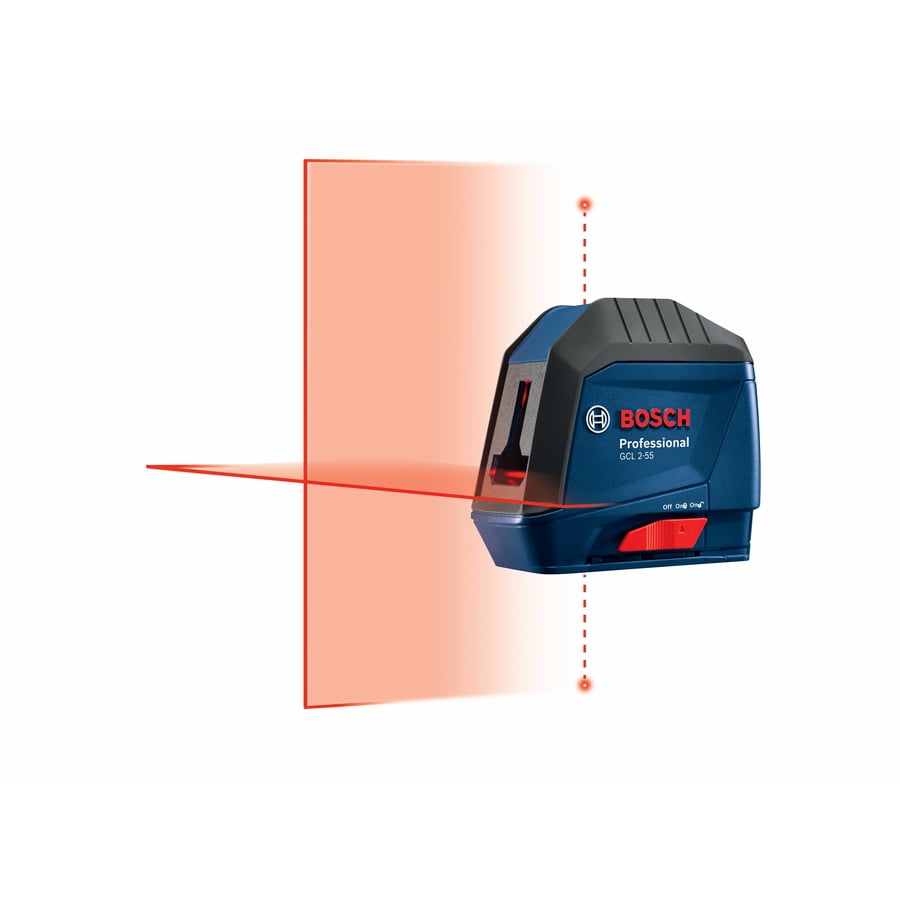 Bosch GCL 2-55 VisiMax 40-Foot Red Beam Cross-line Self-Leveling Laser ...