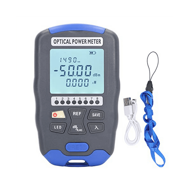 ckepdyeh Optical Fiber Power Meter,10KM 10 Wavelengths Universal ...